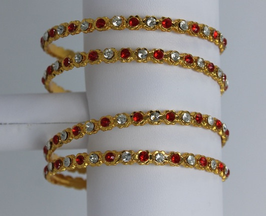 Bangles with stones, bharatanatyam jewelry, Kuchipudi jewellery