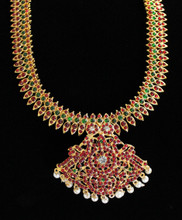 dance jewelry, Mulla Mottu Mala Imitation Temple Jewelry