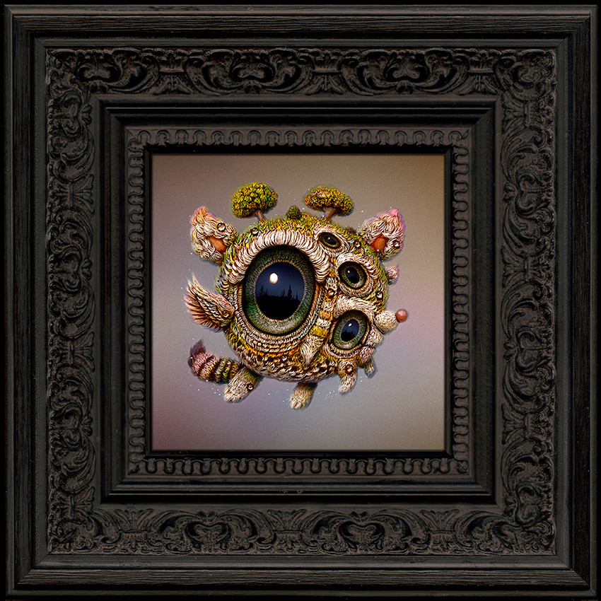 Original Artwork "Wood Sprite 17" (SOLD) - Naoto Hattori Online Store