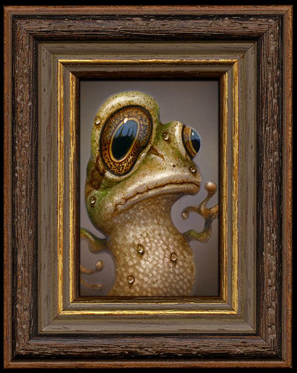Original Artwork "Frog 3" (SOLD) - Naoto Hattori Online Store
