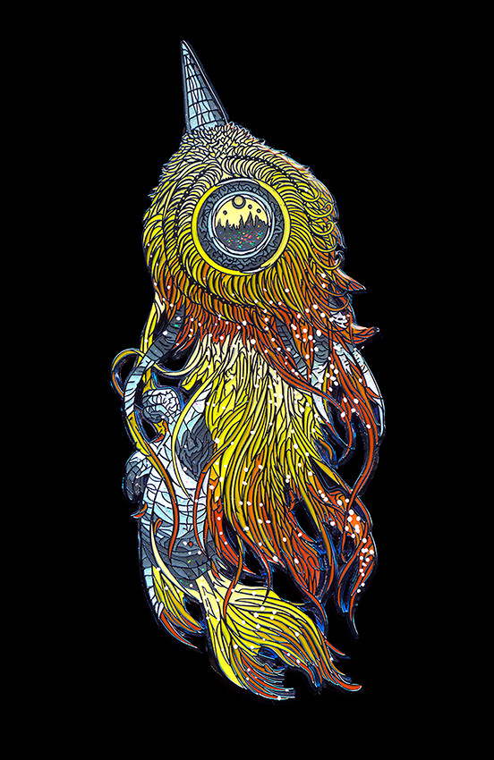 Enamel Pin "Rising" Type - Sun (SOLD OUT) - Naoto Hattori Online Store