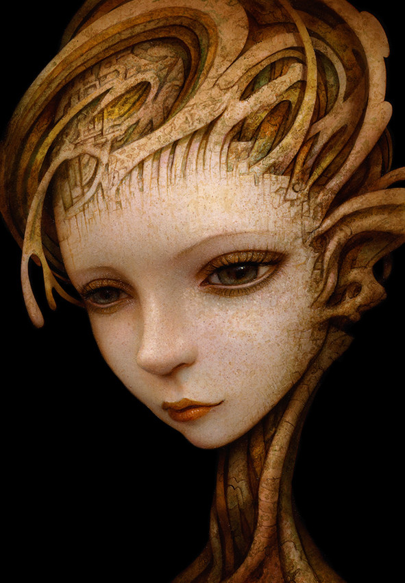 Original Artwork "Tree House" (Baker Hesseldenz Fine Art) SOLD - Naoto Hattori Online Store