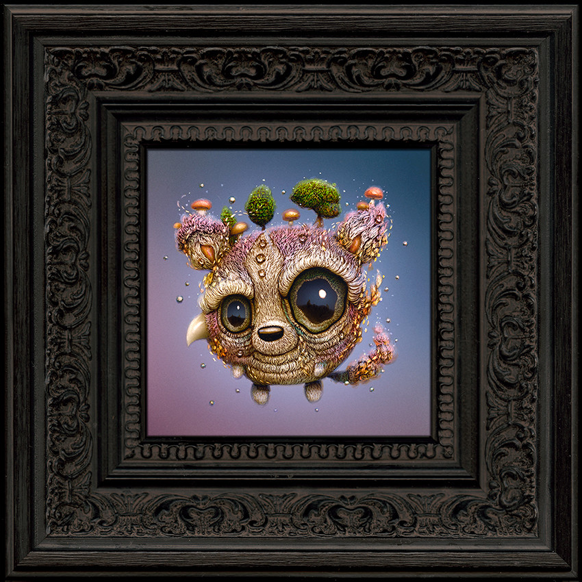 Original Artwork "Wood Sprite 16" (SOLD) - Naoto Hattori Online Store