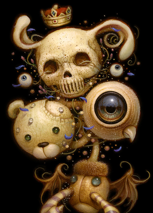 Original Artwork "Queen Wasp 02" (SOLD) - Naoto Hattori Online Store