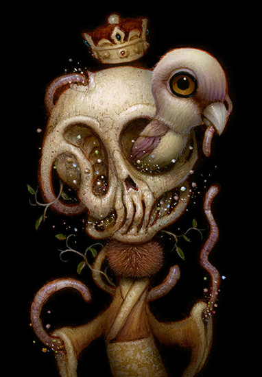 Original Artwork "Early Bird" (SOLD) - Naoto Hattori Online Store