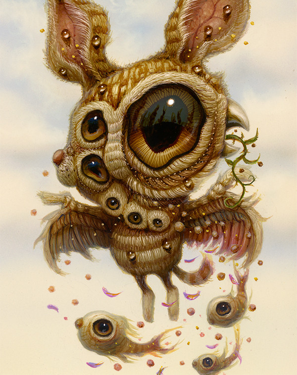 Original Artwork "Beast Angel 03" (SOLD) - Naoto Hattori Online Store