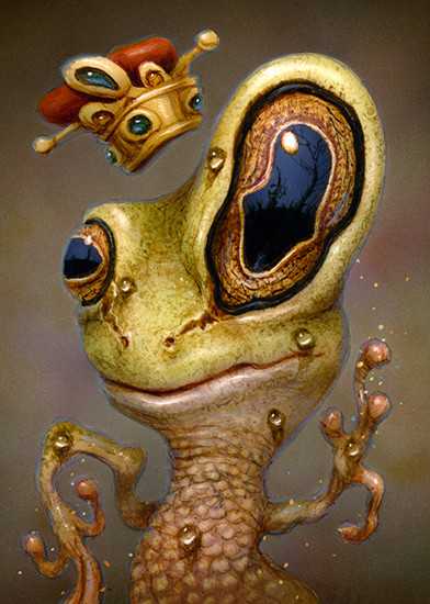 Original Artwork "Frog 2" (SOLD) - Naoto Hattori Online Store