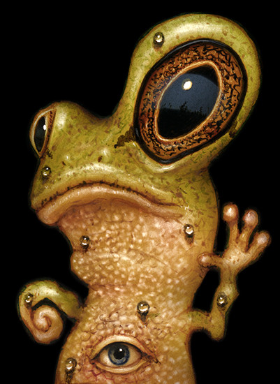 Original Artwork "Frog 5" (SOLD) - Naoto Hattori Online Store