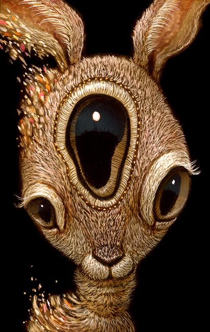 Original Artwork "Rabbit 15" (SOLD) - Naoto Hattori Online Store