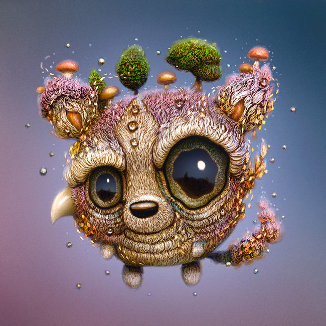 Original Artwork "Wood Sprite 16" (SOLD) - Naoto Hattori Online Store