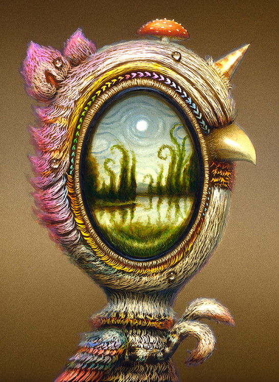Original Artwork "Mindscape 4" (SOLD) - Naoto Hattori Online Store