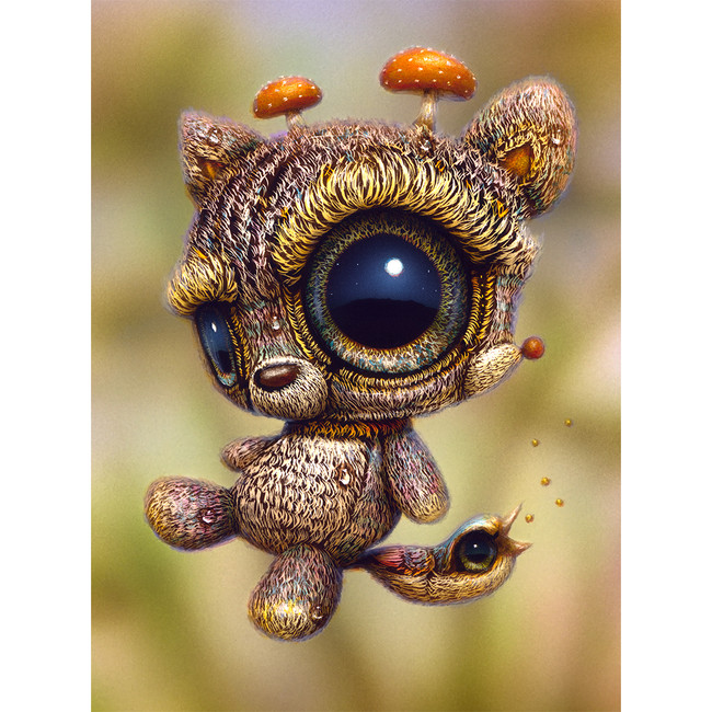 Original Artwork "Wood Sprite 21" (SOLD) - Naoto Hattori Online Store