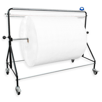 EP-6300 Economy Mobile Floor Bubble & Foam Roll Dispenser (Single Arm ...
