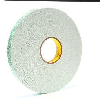 3M™ Double Coated Urethane Foam Tape 4016, Off White, 1 in x 36 yd, 62 mil