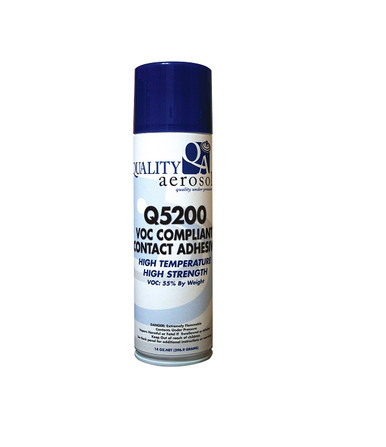 Quality Aerosols Q5200 VOC Compliant Contact Adhesive 20 fl oz (Net Wt ...