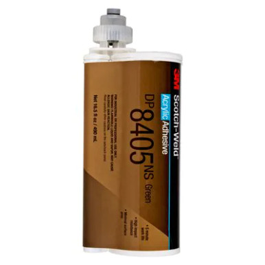 3M™ Scotch-Weld™ Acrylic Adhesive DP8405NS, Green, 490 mL Duo-Pak