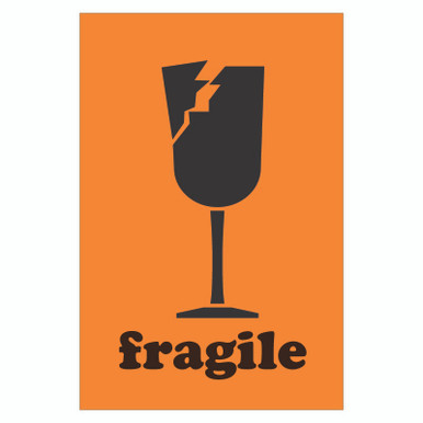 DL1561 FRAGILE 2" X 3"