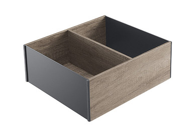 AMBIA-LINE Deep Drawer Frame - 242mm in Nebraska Oak