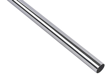 25mm Round Hanging Rail in Chrome