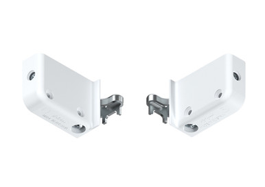 Blum 48N0510 White Wall Cabinet Mounting Brackets