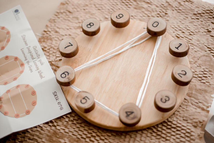 Qtoys Steiner Inspired Maths Learning Wheel on Sale!