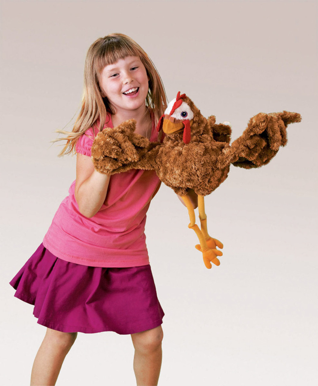 Folkmanis Chicken Puppet on Sale! Australia Wide Fast Shipping.