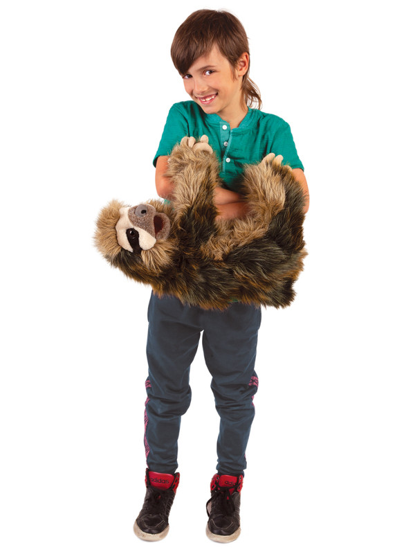Folkmanis Three Toed Sloth Puppet on Sale! Animal Puppets Online