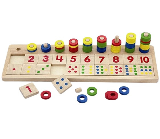Viga Count and Match Numbers Montessori Toy | Sale & Express Delivery!