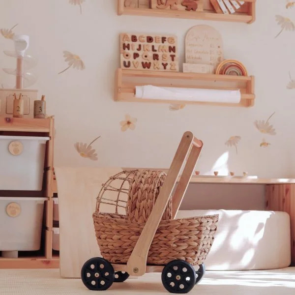 Qtoys Water Hyacinth Doll Pram & Walker! Australia Delivery