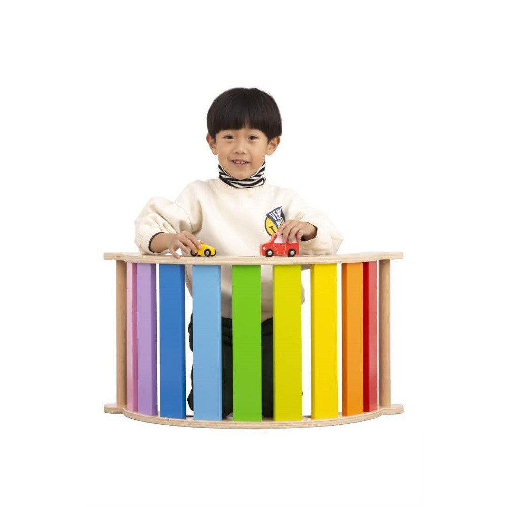 Viga Wooden Rainbow Rocker on Sale! Fast Australia Shipping