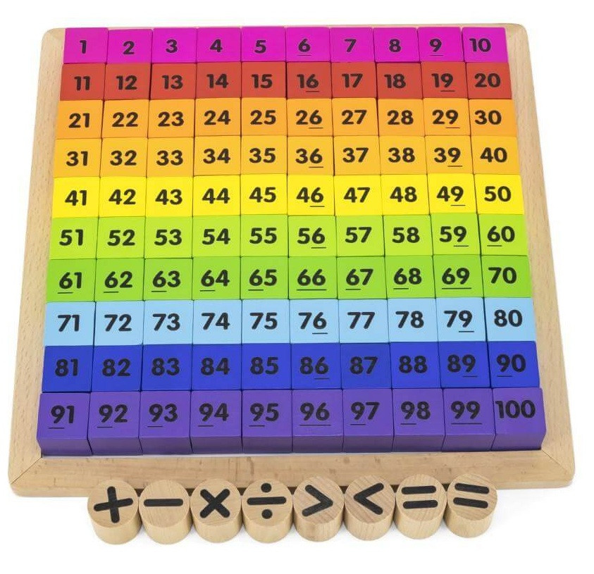 Viga Wooden Alphabet and Math Board - Express Australia Shipping!