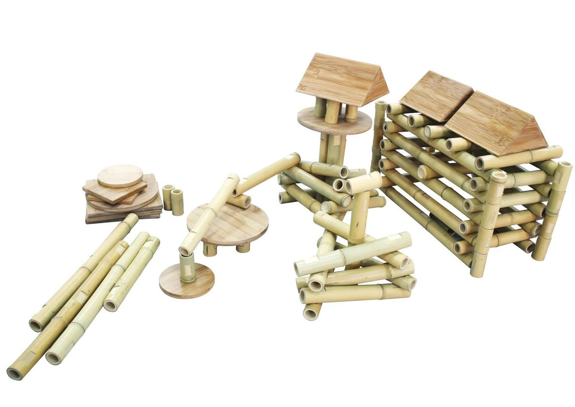 Bamboo Blocks - 100 Pieces | Childcare Resources Sale!