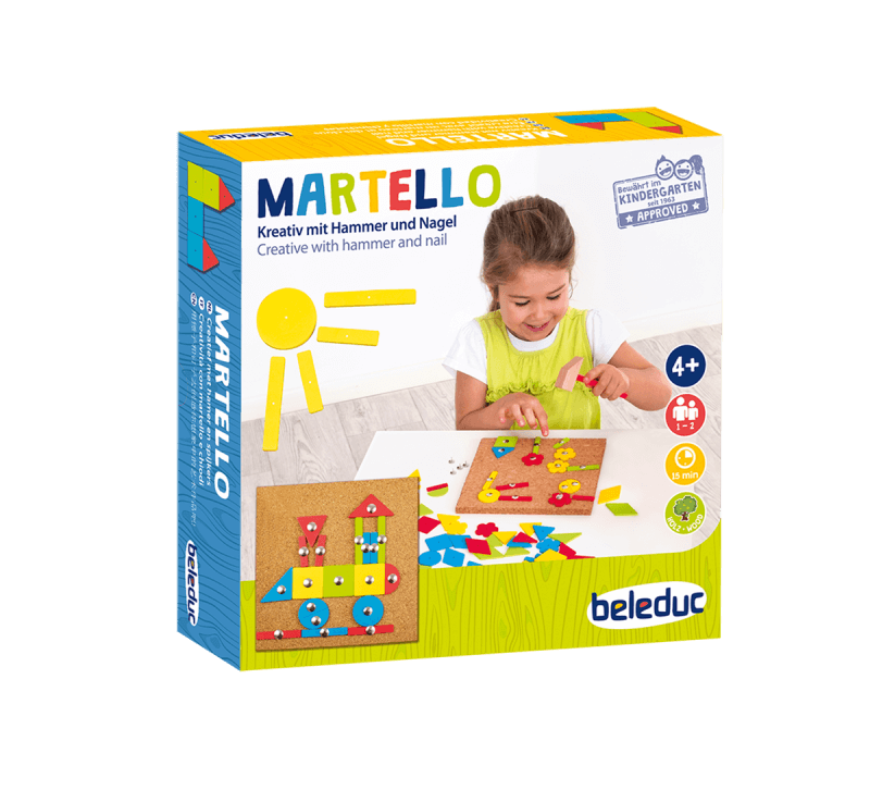 Beleduc Martello Hammer & Nail Cork Board Set on Sale!