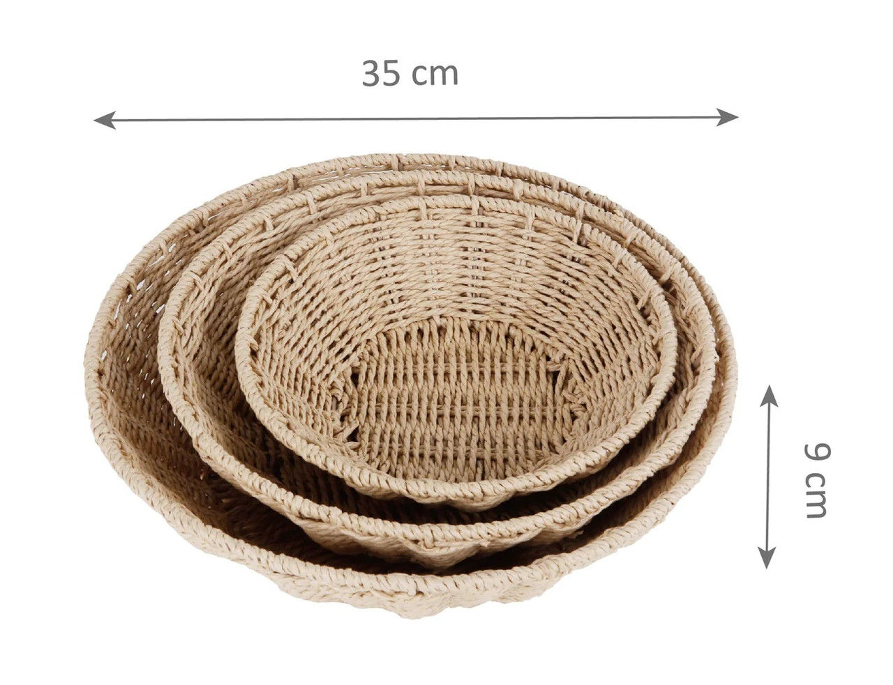 Vivaio Natural Woven Storage Baskets - Set of 3 | Sale!