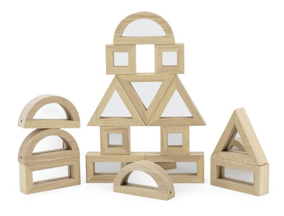 Viga Large Mirror Blocks 16pcs Set on Sale! Fast Australia Wide Shipping