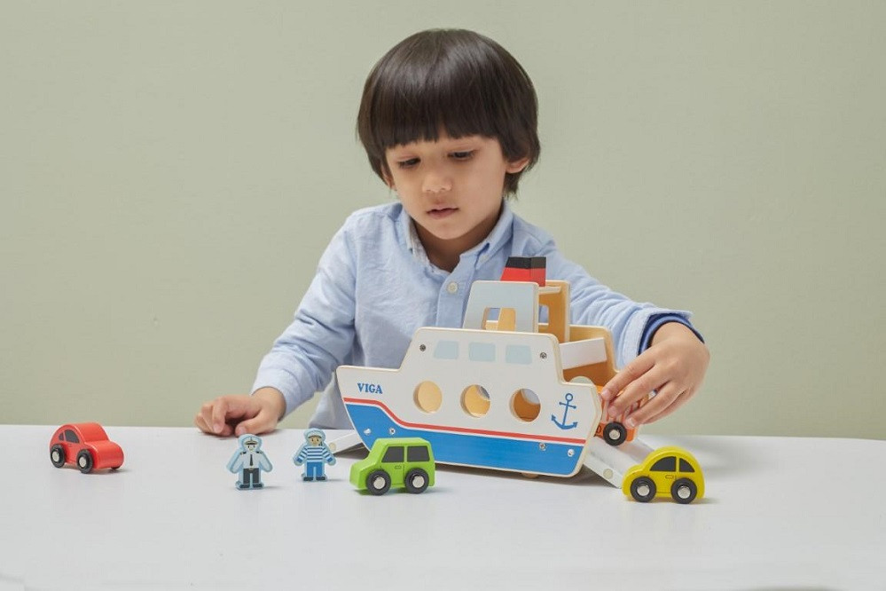Viga Wooden Ferry on Sale! Fast Australia Wide Shipping