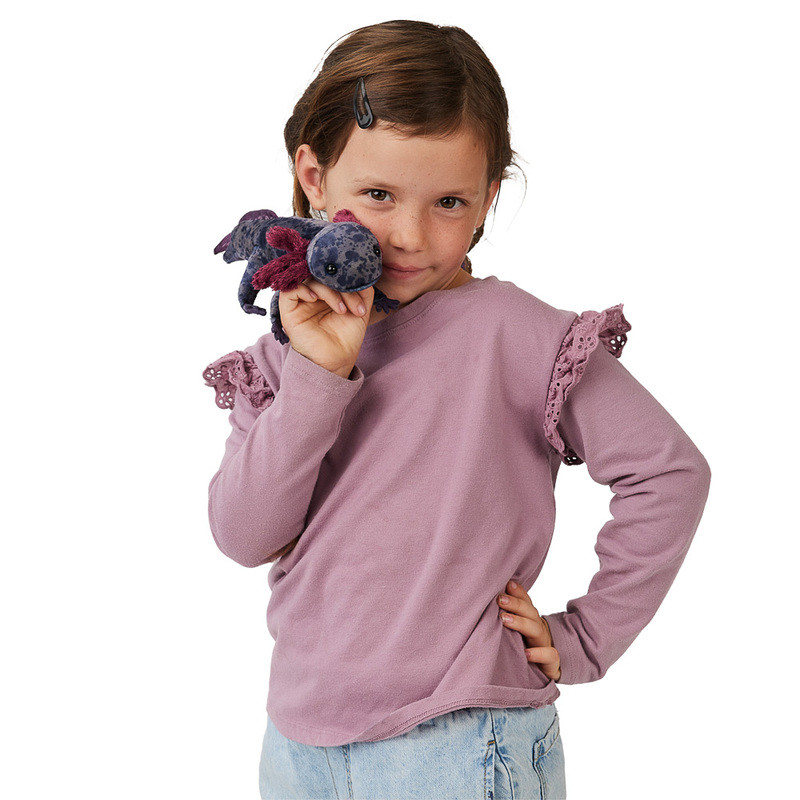 Folkmanis Black Axolotl Puppet on Sale!
