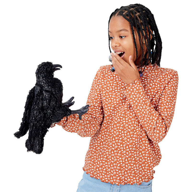 Folkmanis Mini Crow Puppet on Sale!