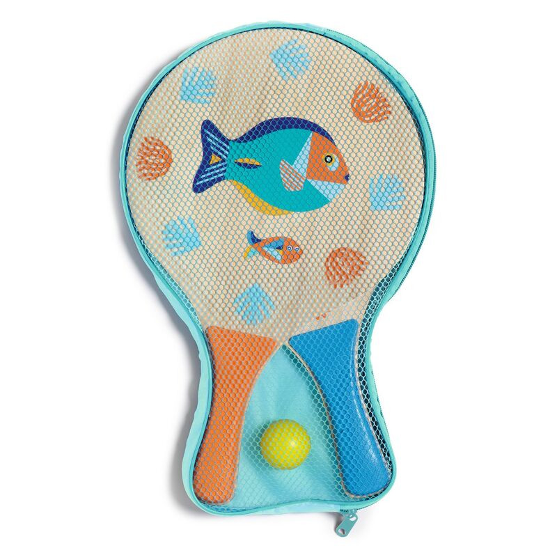 Djeco Sea Beach Racket Set with Ball | Express Gifts Delivered Australia!