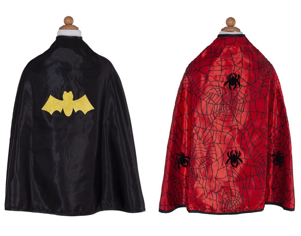 Great Pretenders Reversible Spiderman & Batman Cape & Mask | On Sale!