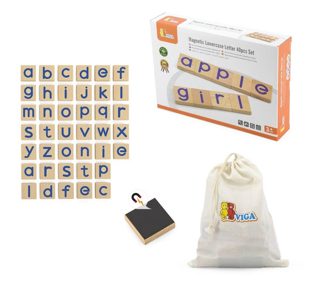 Viga Magnetic Lowercase Letter 40pcs Set on Sale! Fast Australia Wide ...