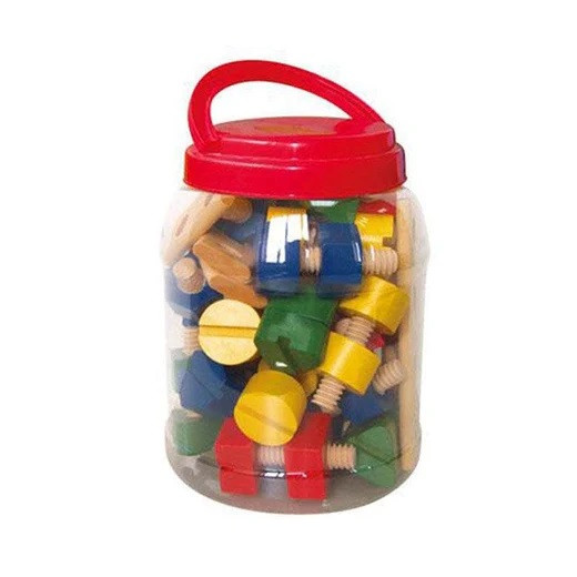 Fun Factory Nuts & Bolts in Jar 56pc | Fast Australia Wide Shipping!