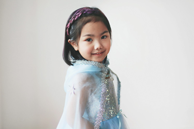 Blue & Silver Snow Queen Cape on Sale! Express Australia Delivery