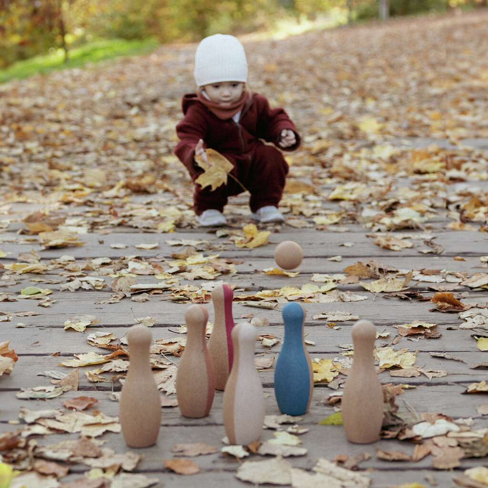 Korko Little Skittles Bowling Set on Sale! Cork Toys Australia