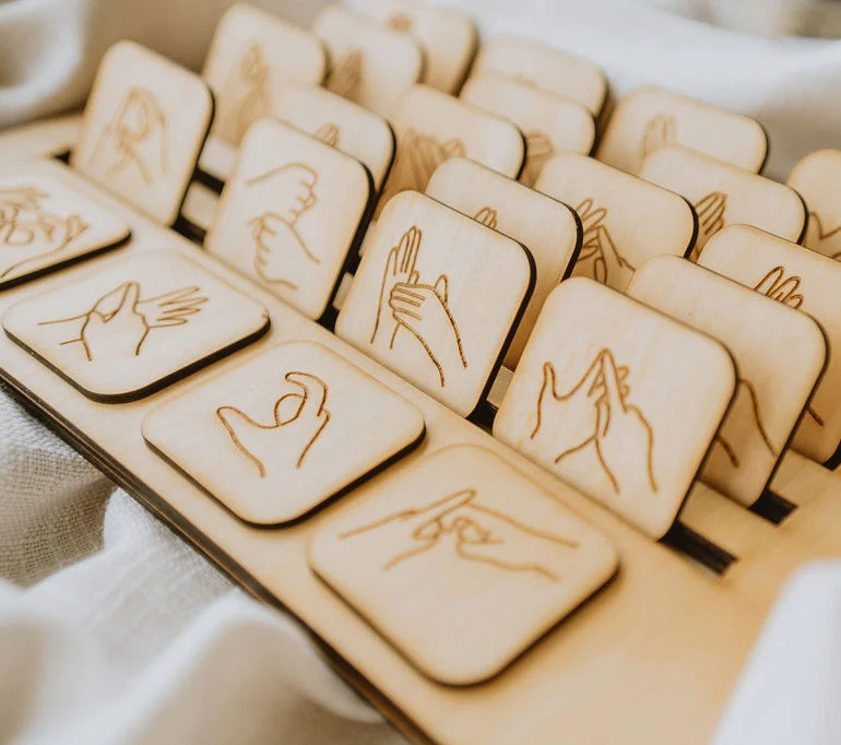 Auslan Letters Board Game - Guess Who Sign Language Game!