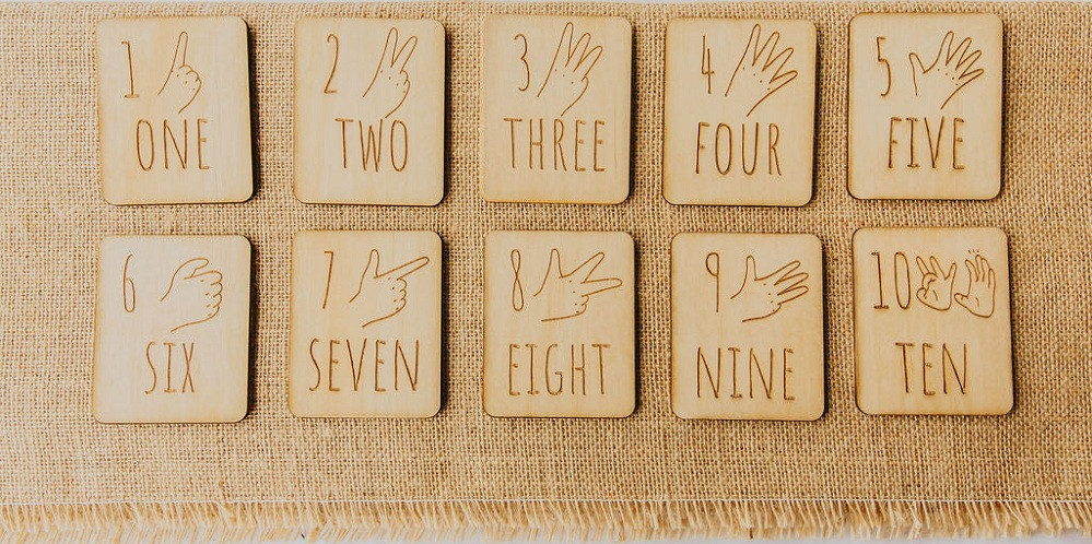 Auslan Numbers Flashcards | Early Learning Auslan Resources