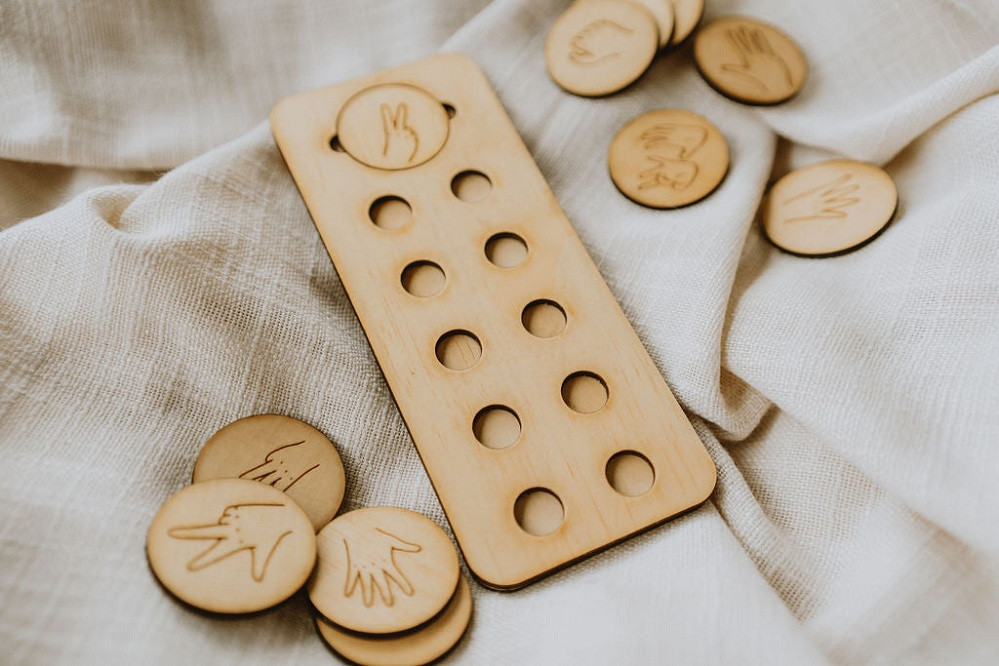 Auslan Mini Counting Ten Frame Board | Auslan Resources