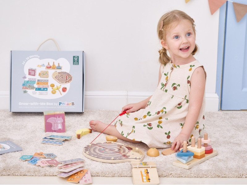 Viga Educational Toy Box - Little Thinkers for 2-3 Years on Sale!