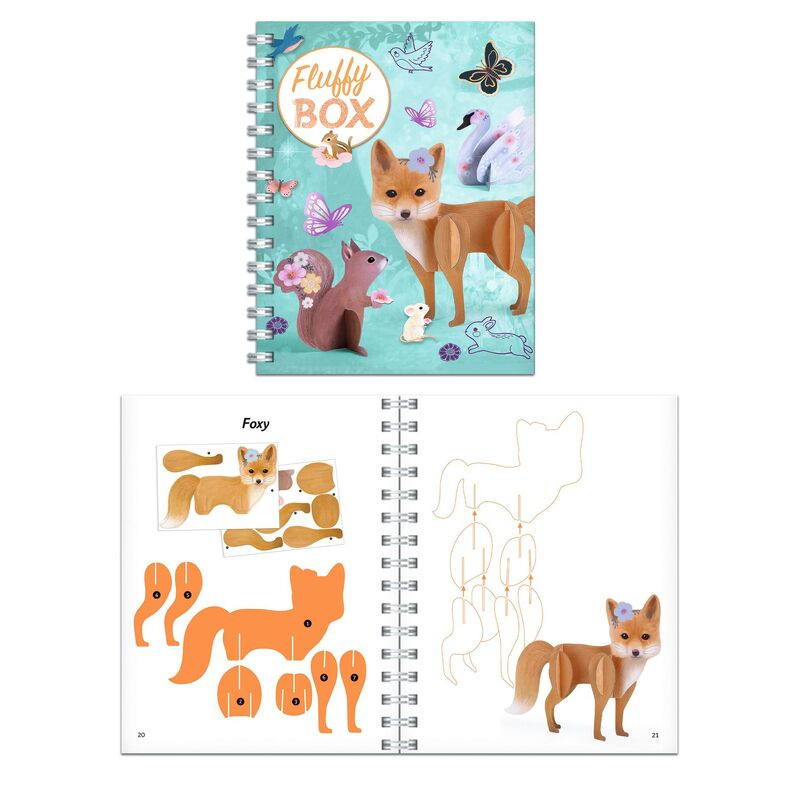 Djeco Fluffy Animals Art & Craft Activity Box | Sale & Express Delivery!