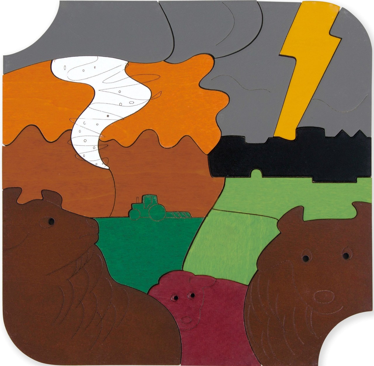 George Luck Mild and Wild Puzzle on Sale! Amazing Kids Wooden Puzzles